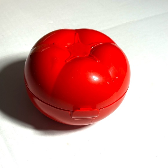 Tupperware | Kitchen | Tupperware Tomato Keeper Bright Red Plastic ...